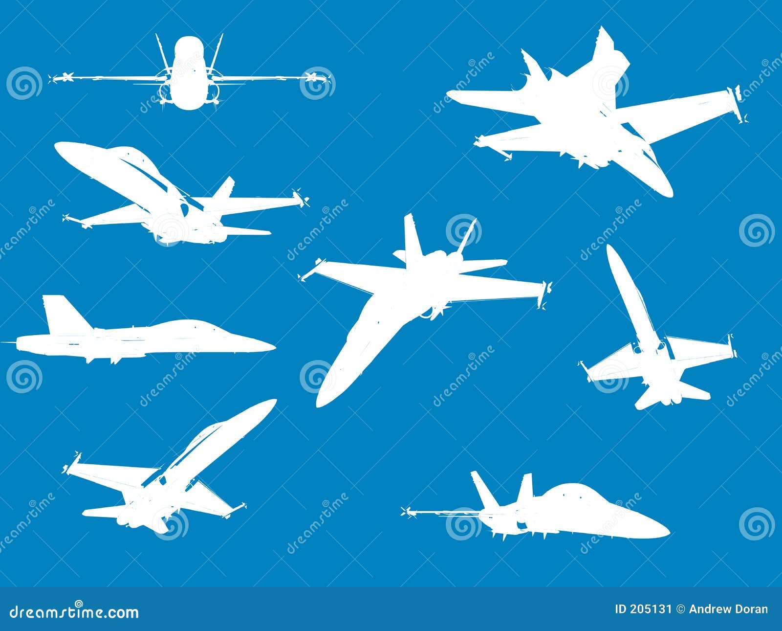 Aviones de combate F18 stock de ilustración. Ilustración de velocidad ...