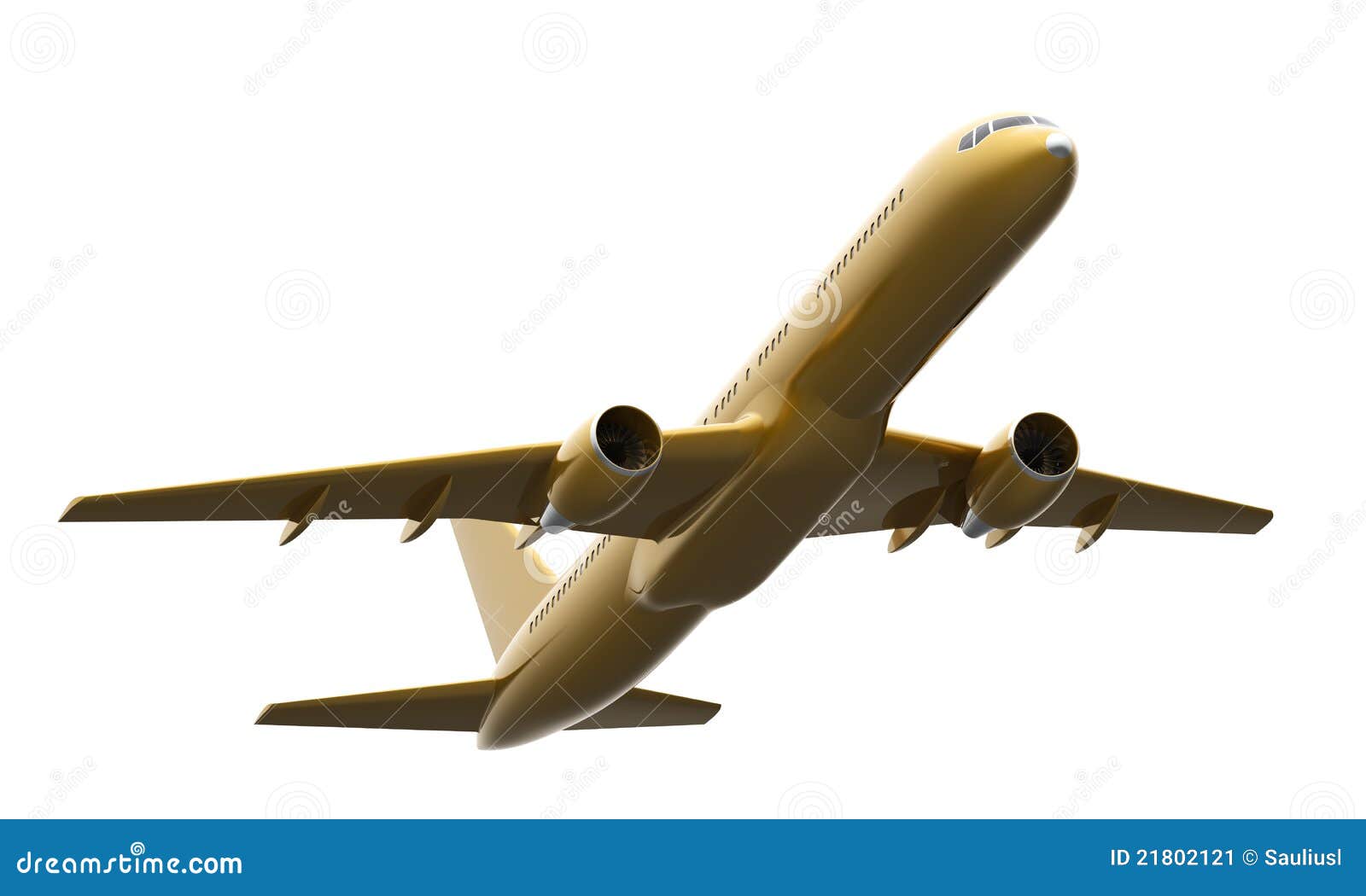 Aviones De Oro De Boeing 757 Stock de ilustración - Ilustración de ...