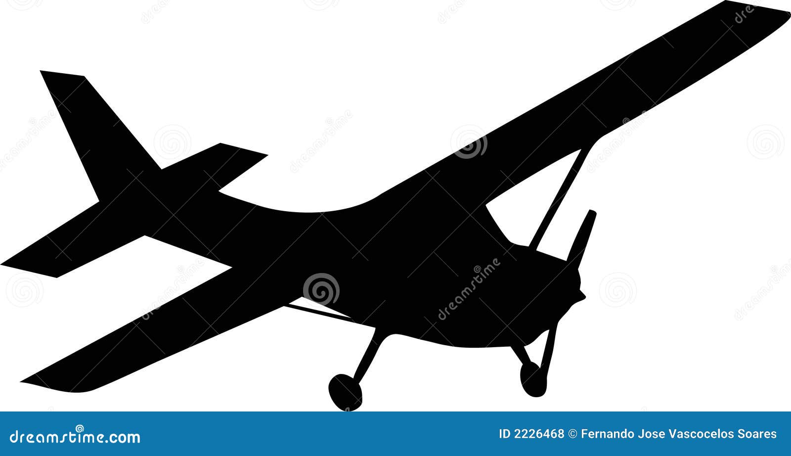 Aviones del biplano ilustración del vector. Ilustración de silueta ...