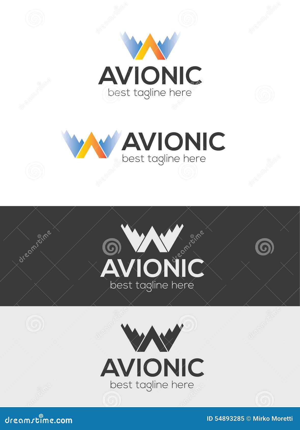 Avionic stock vector. Illustration of logo, airplane - 54893285
