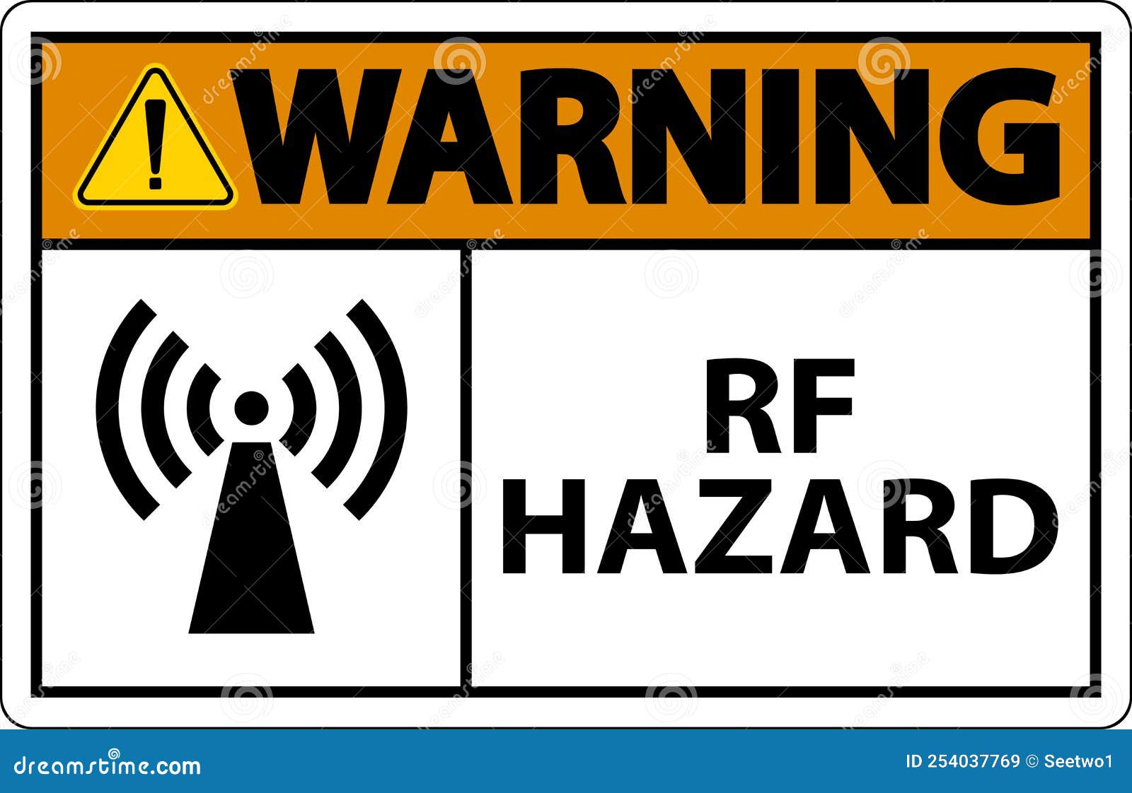 Aviso Del Signo De Peligro Rf En El Fondo Blanco Ilustración del Vector ... Aviso Del Signo De Peligro Rf En El Fondo Blanco Ilustración del Vector ...