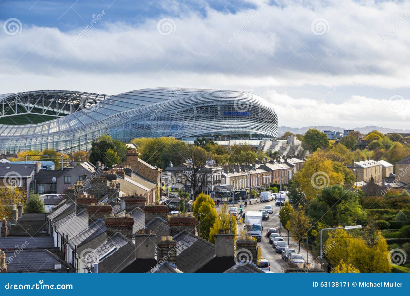 Aviva Stadium Dublin fotografia editoriale. Immagine di dublino - 63138171