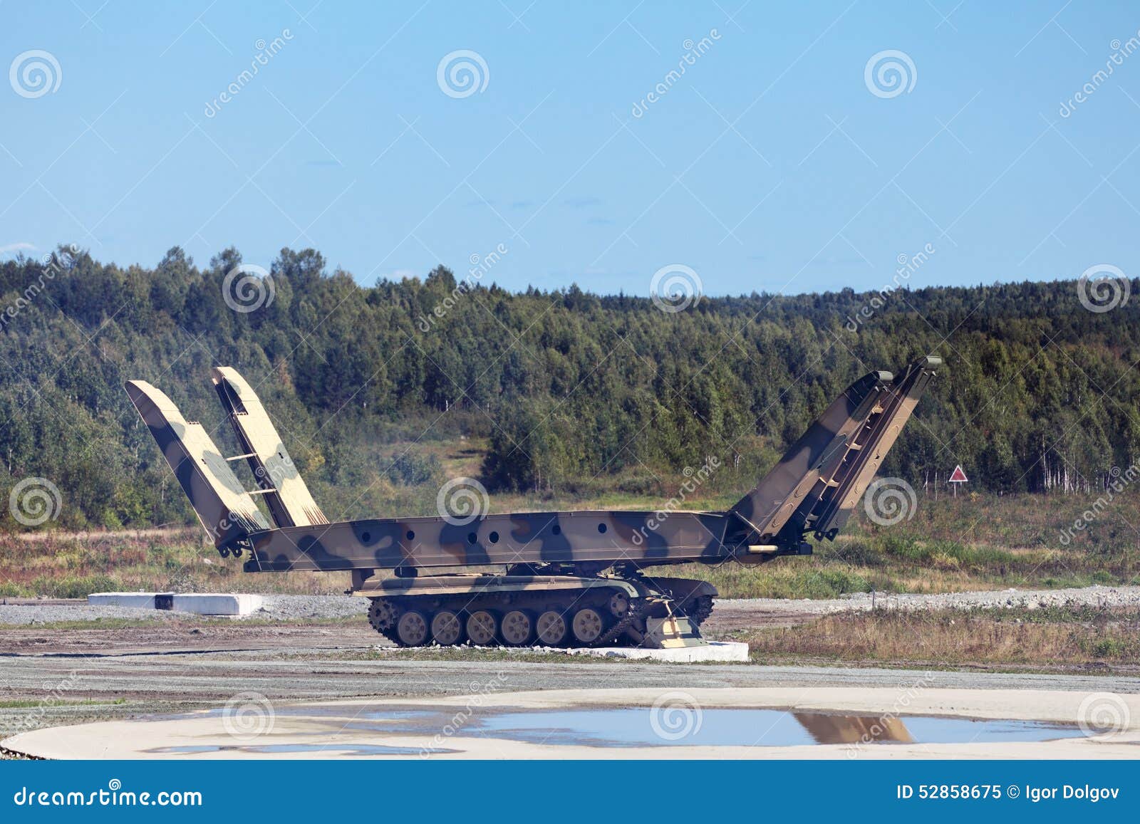 AVLB stock image. Image of protected, drawbridge, oudoors - 52858675