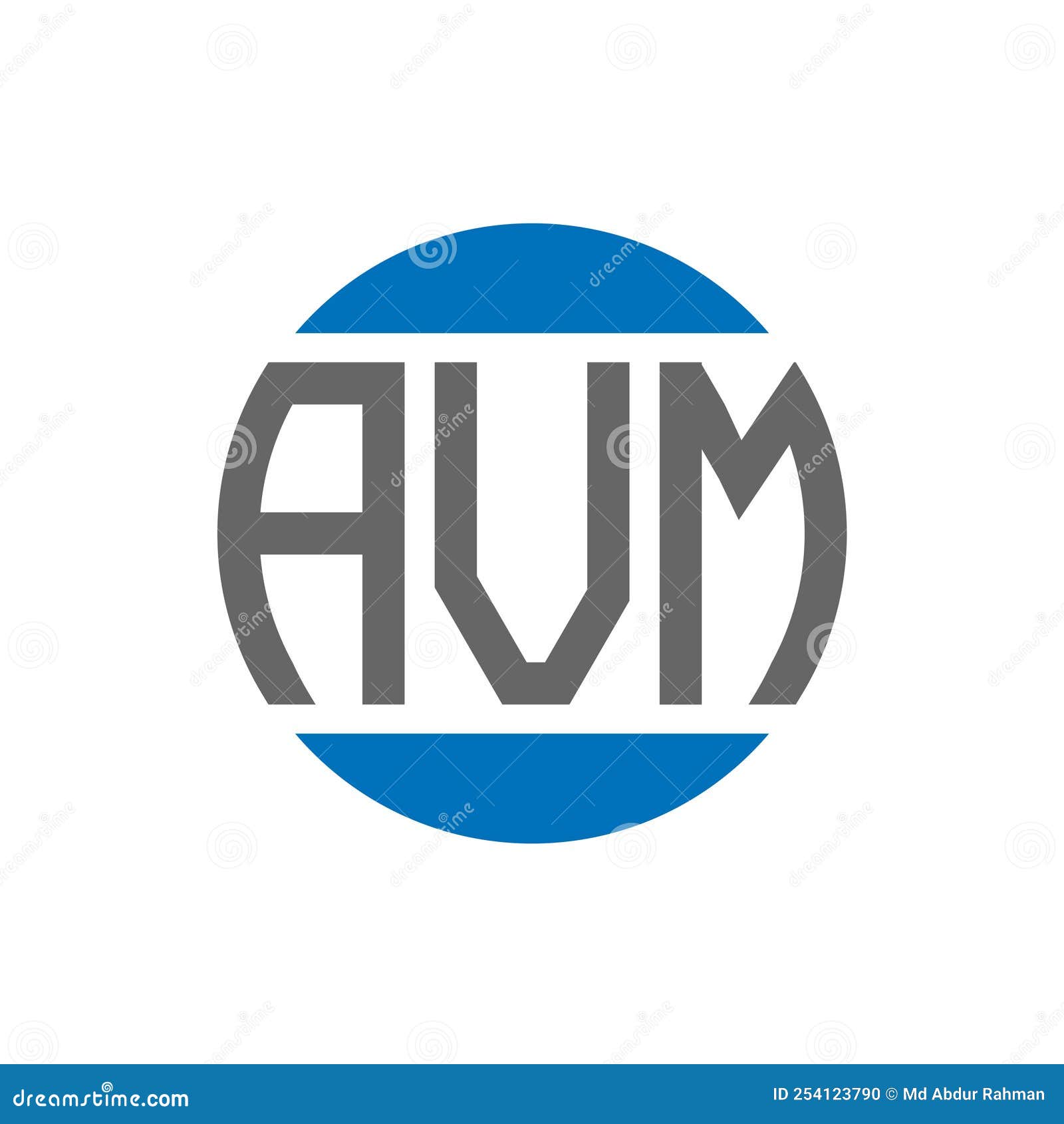 AVM Letter Logo Design On White Background. AVM Creative Initials ...