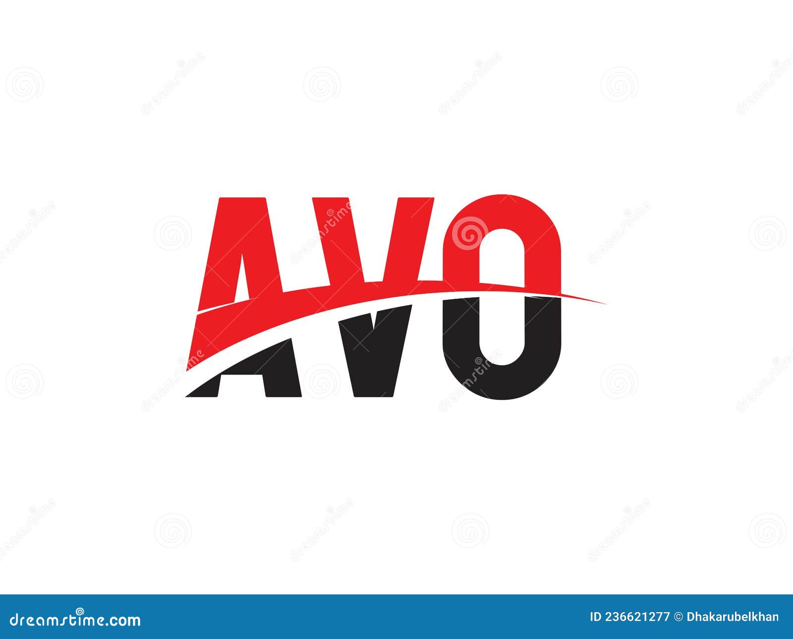 AVO Letter Initial Logo Design Vector Illustration Stock Vector ...