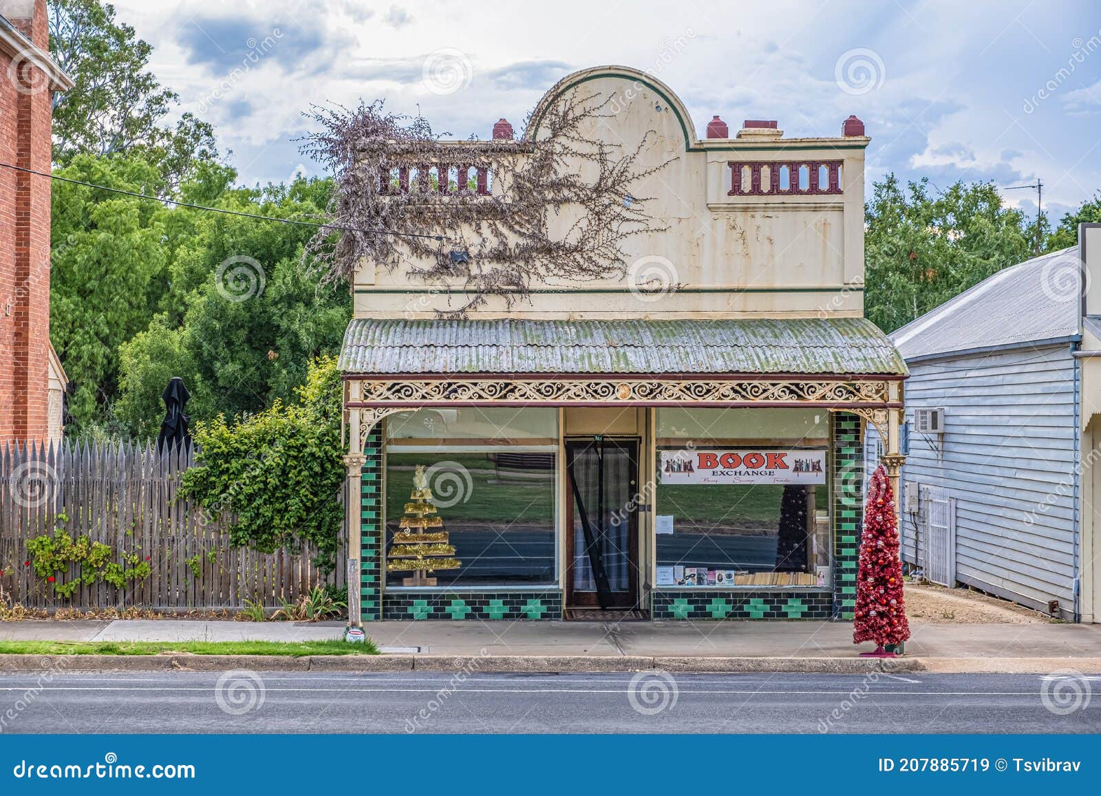 Old Book Exchange Storefront. Editorial Stock Image - Image of book ...