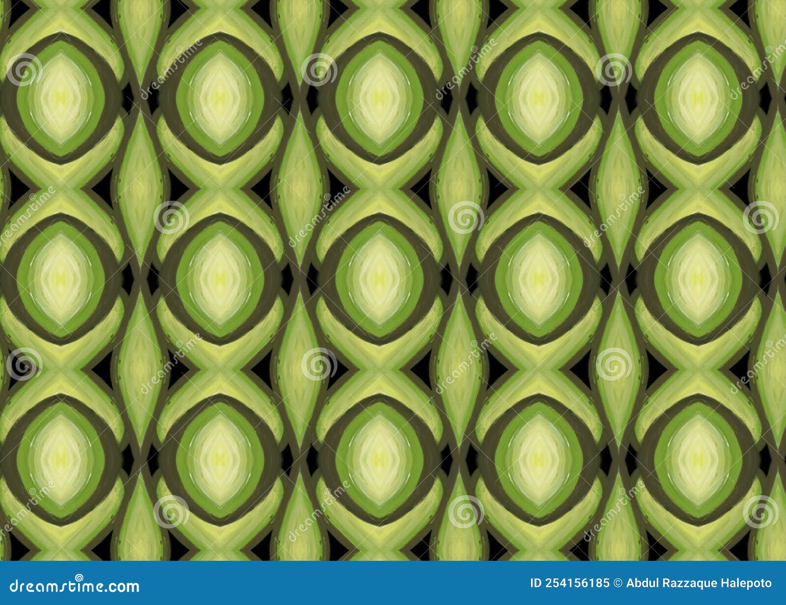 Avocado Abstract Fluid Modern Art Stock Illustration - Illustration of ...