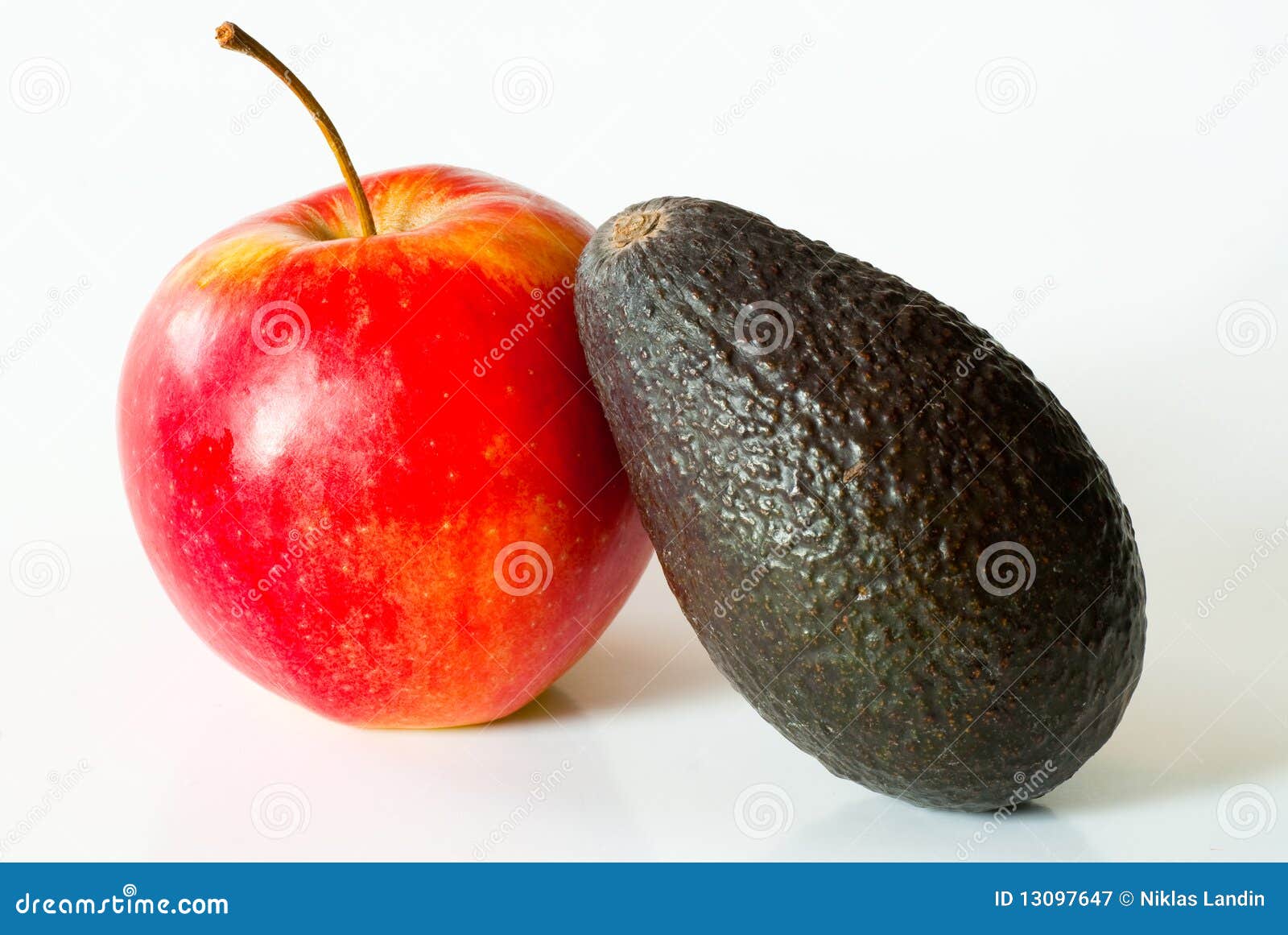 Avocado and apple stock image. Image of natural, nature - 13097647