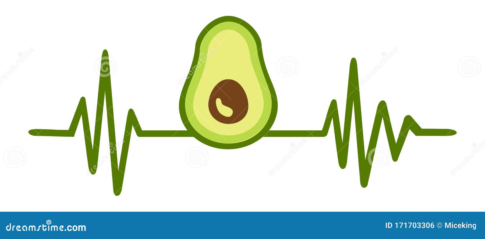 Avocado avo frequence stock vector. Illustration of symbol - 171703306