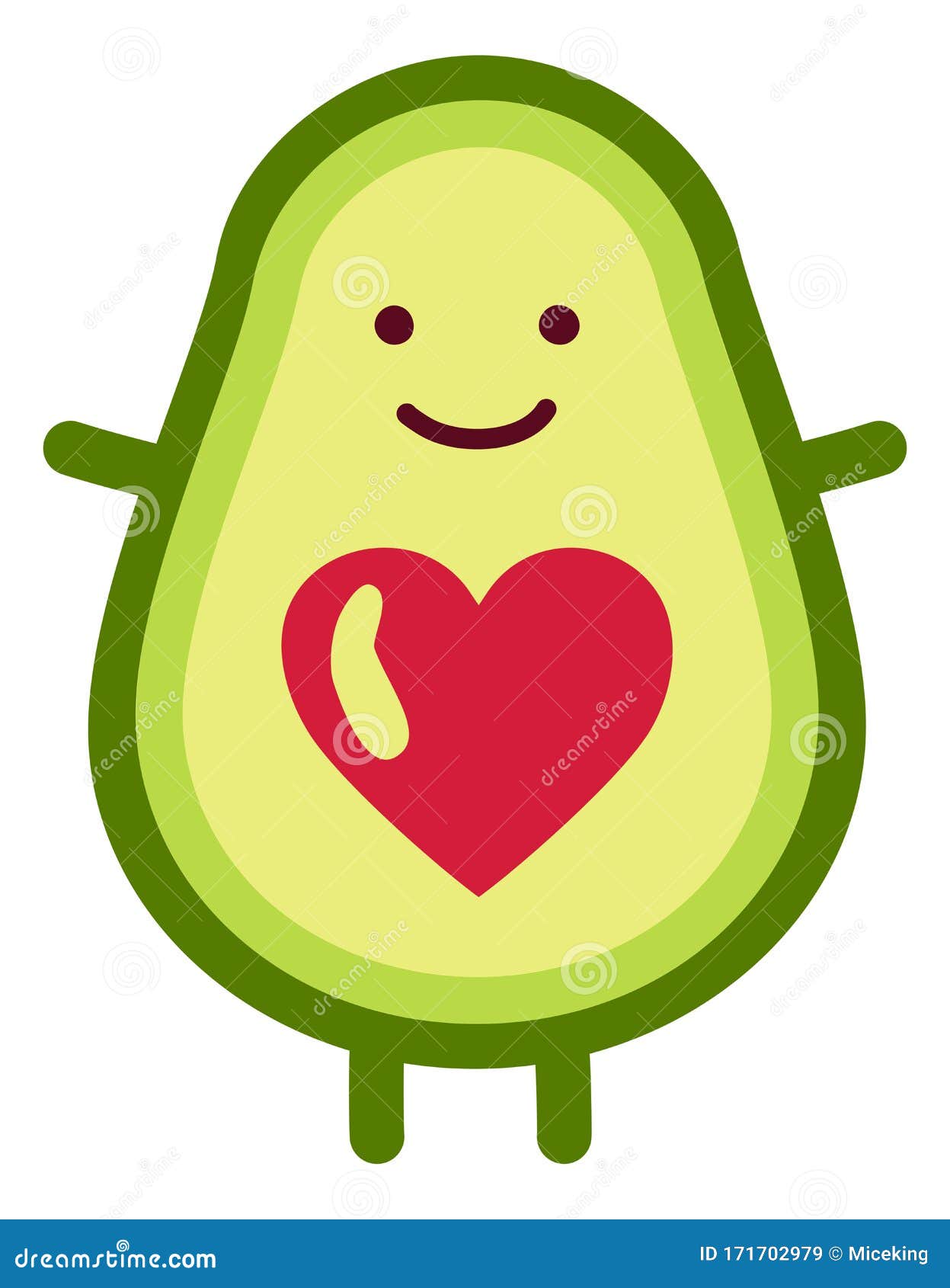 Avocado avo love stock vector. Illustration of avocado - 171702979