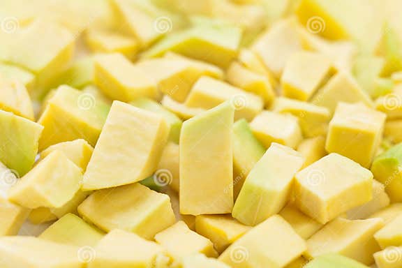 Avocado chunks closeup stock image. Image of juicy, fresh - 29403901