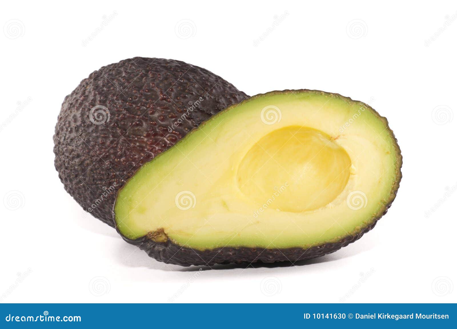 Avocado cut in half stock photo. Image of nutrients, nature - 10141630