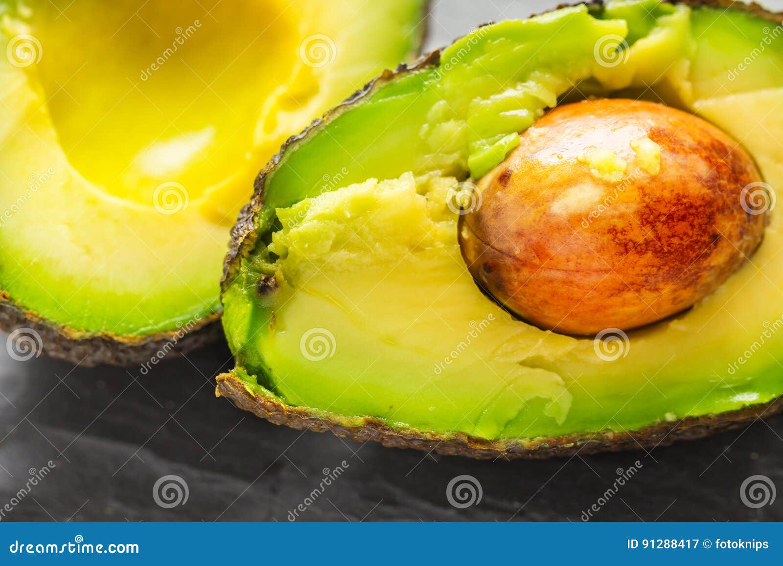 Avocado stock image. Image of fruit, avocado, core, butter - 91288417