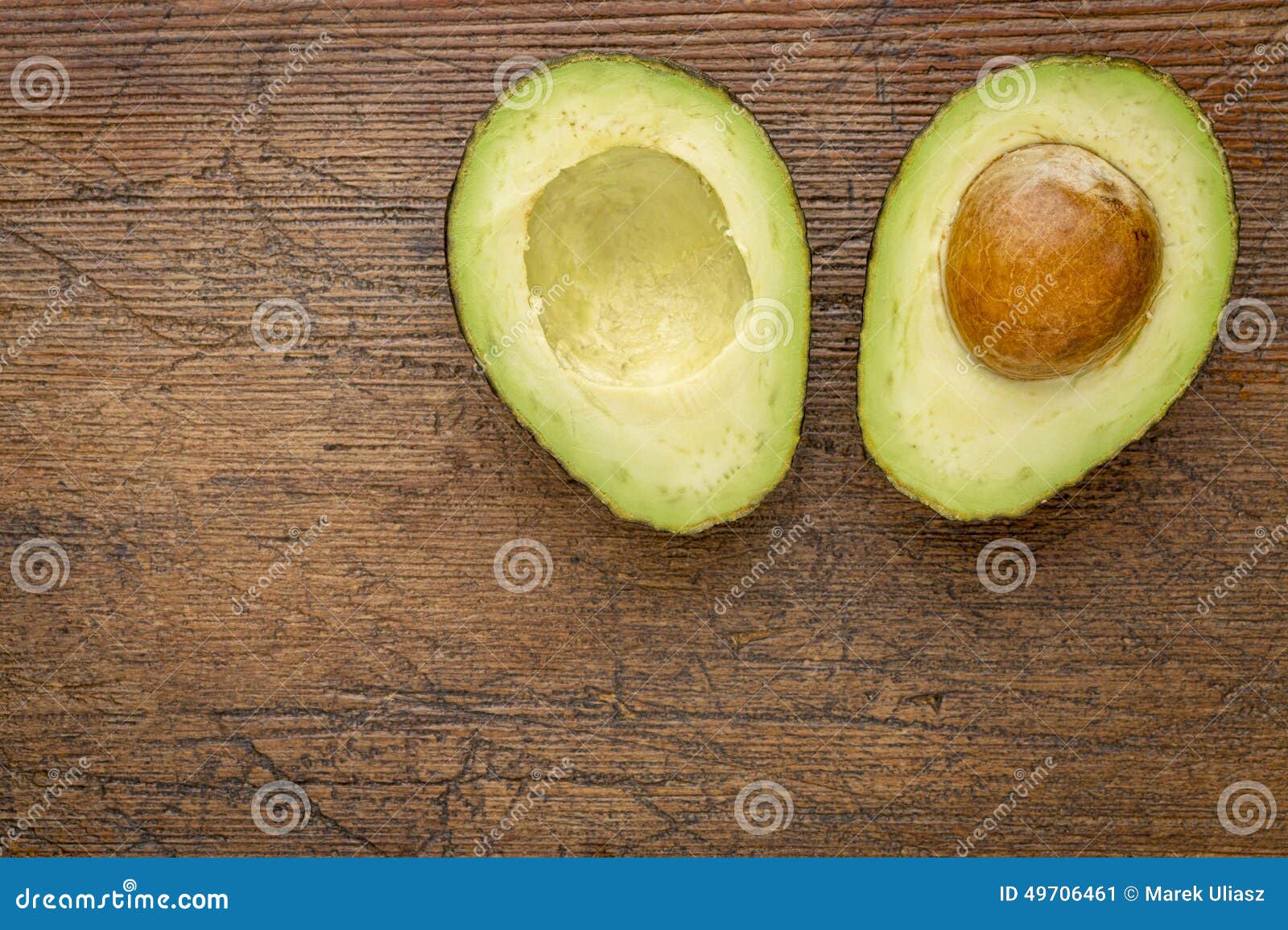 Avocado cut in half stock image. Image of cross, ripe - 49706461