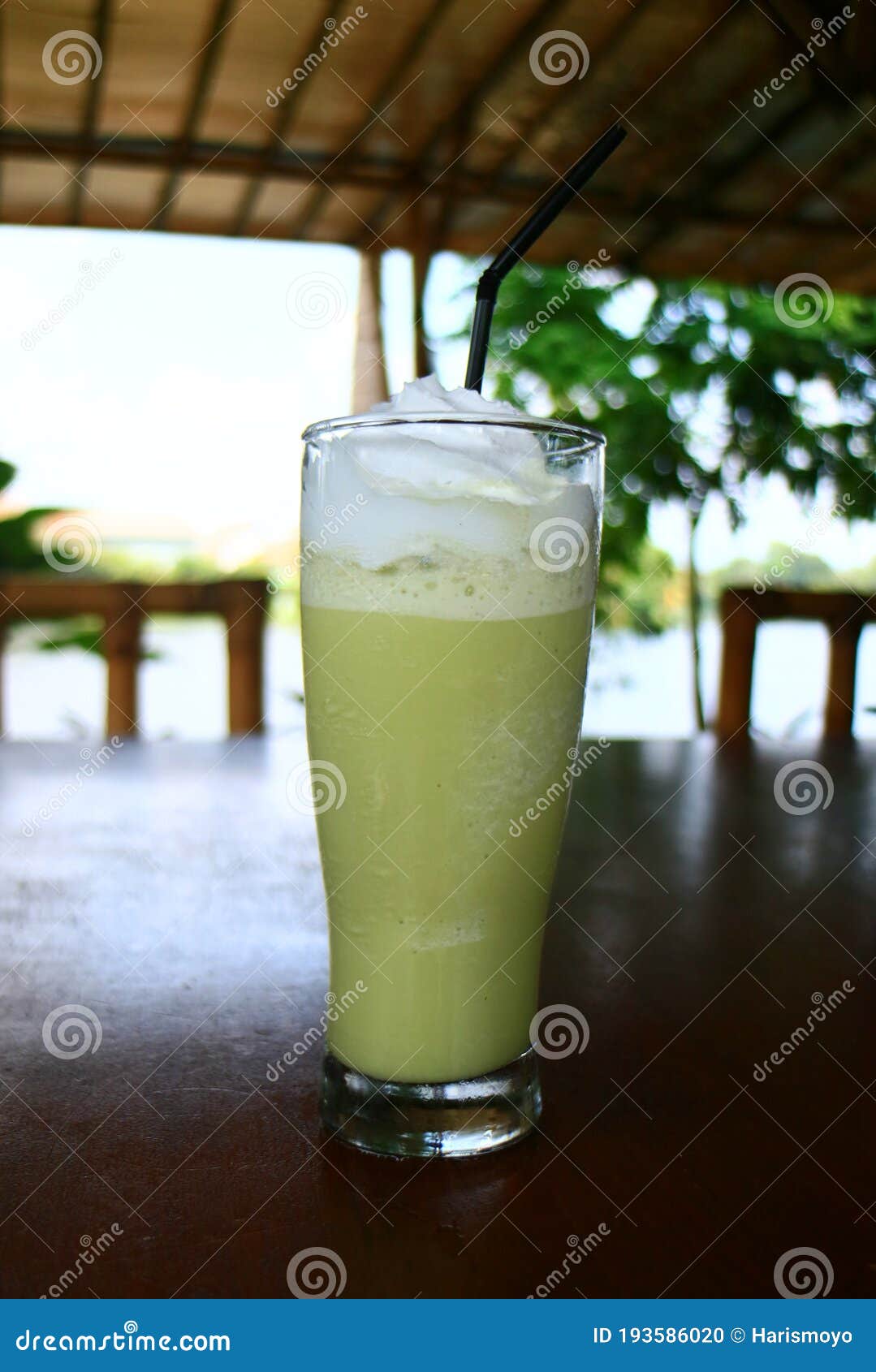 Avocado float stock photo. Image of restaurant, avocado - 193586020