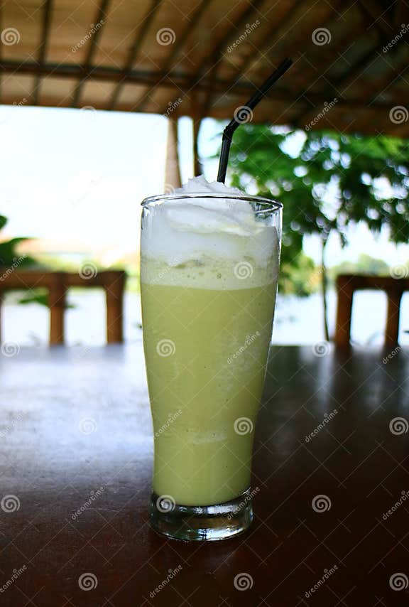 Avocado float stock photo. Image of restaurant, avocado - 193586020