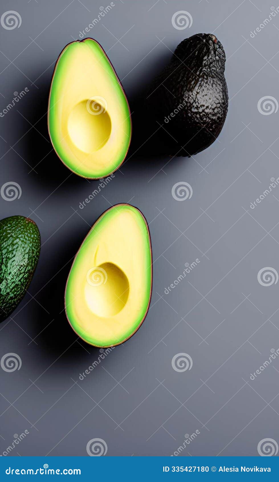 Avocado, Fruit, Vegetable on a Light Background Stock Illustration ...