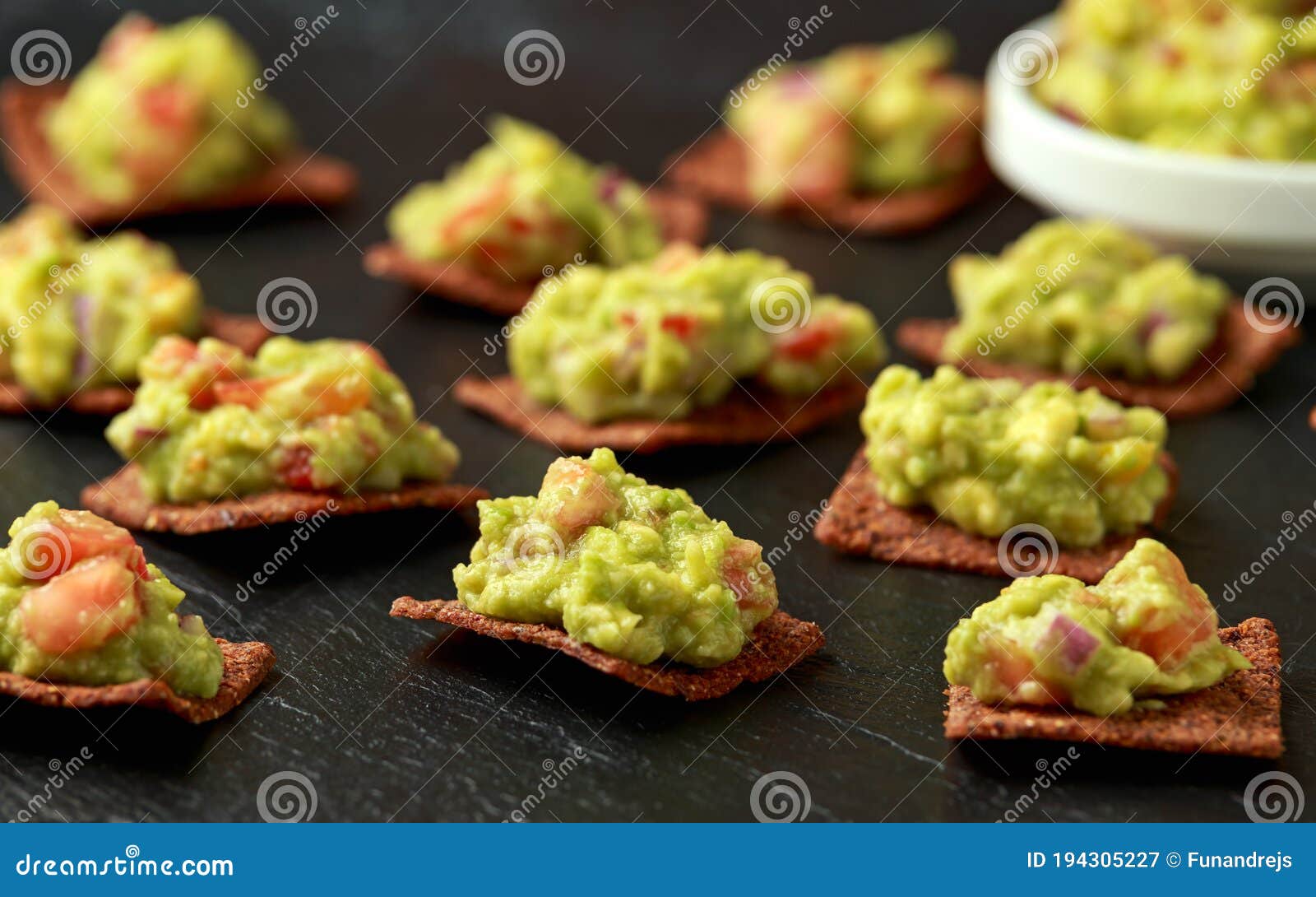 Avocado Guacamole with Chipotle and Poblano Whole Grain Tortilla Chips ...
