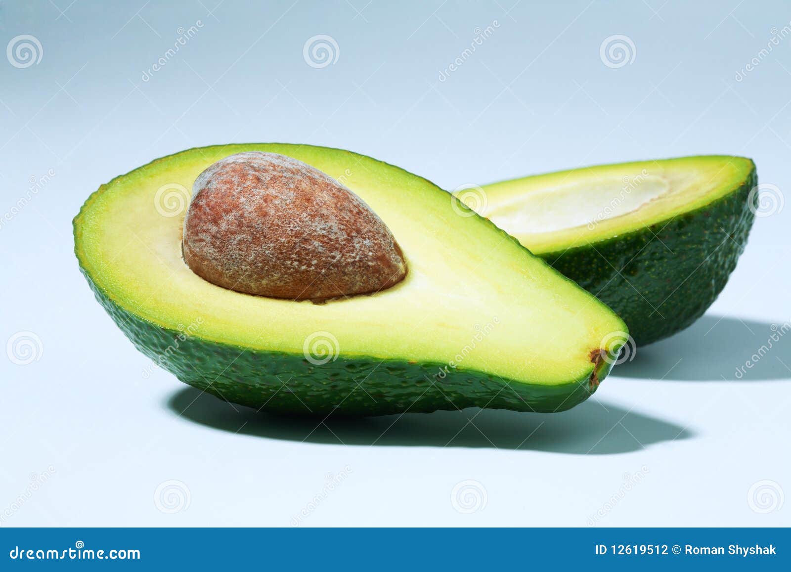 Avocado half stock photo. Image of freshness, tropical - 12619512