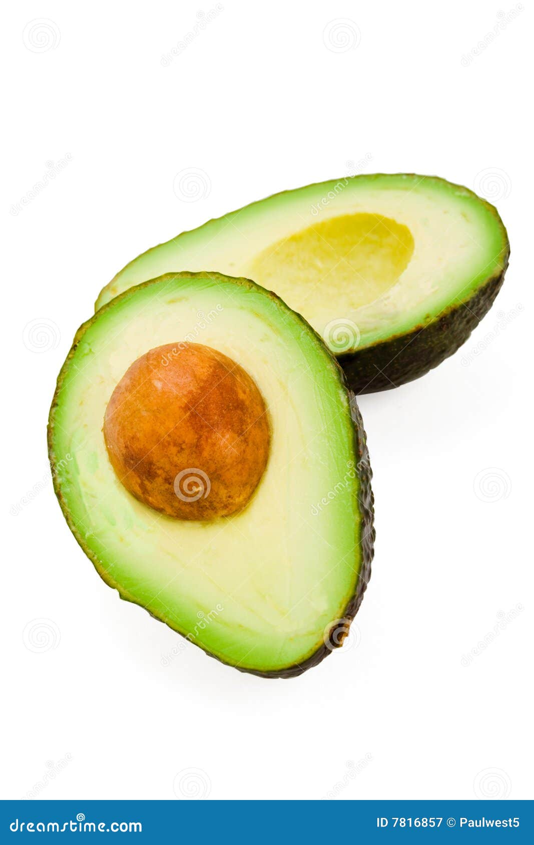 Avocado halved stock image. Image of tasty, white, edible - 7816857