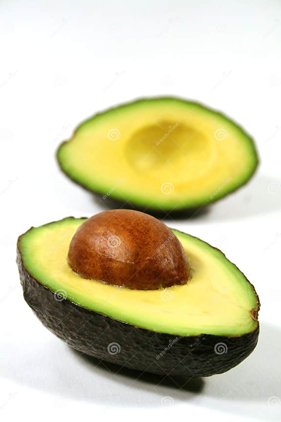 Avocado Halves stock image. Image of avocados, seed, avocado - 1472239