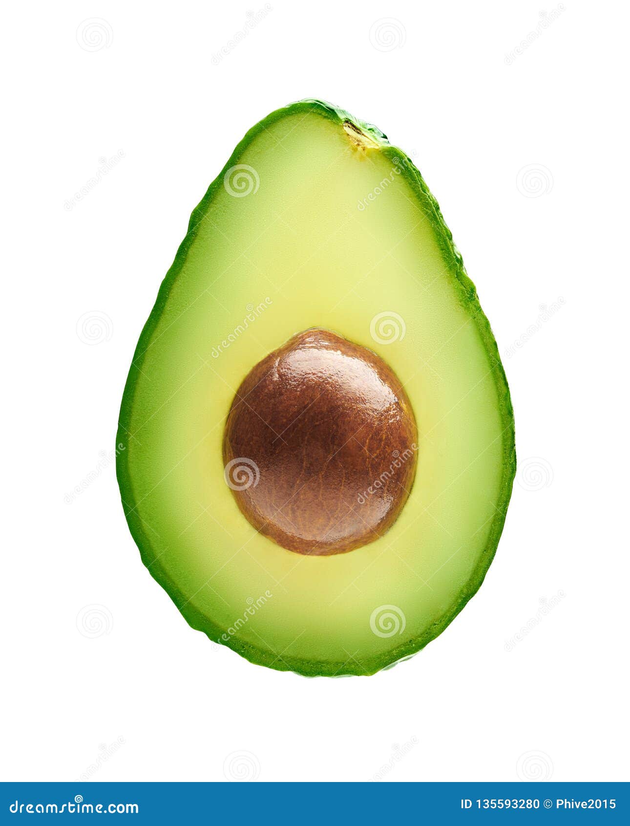 Avocado isolated stock photo. Image of single, healthy - 135593280