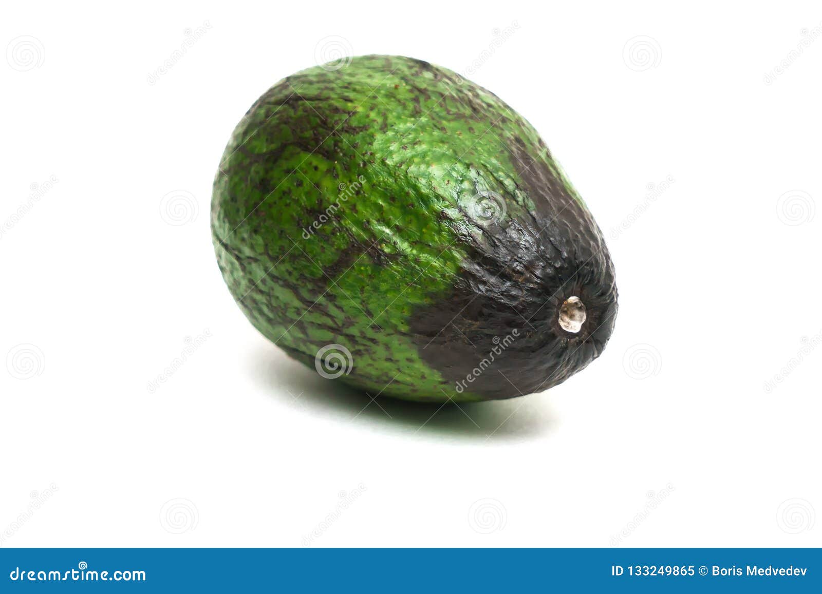 Avocado Green Isolated on White Background Stock Image - Image of ripe ...