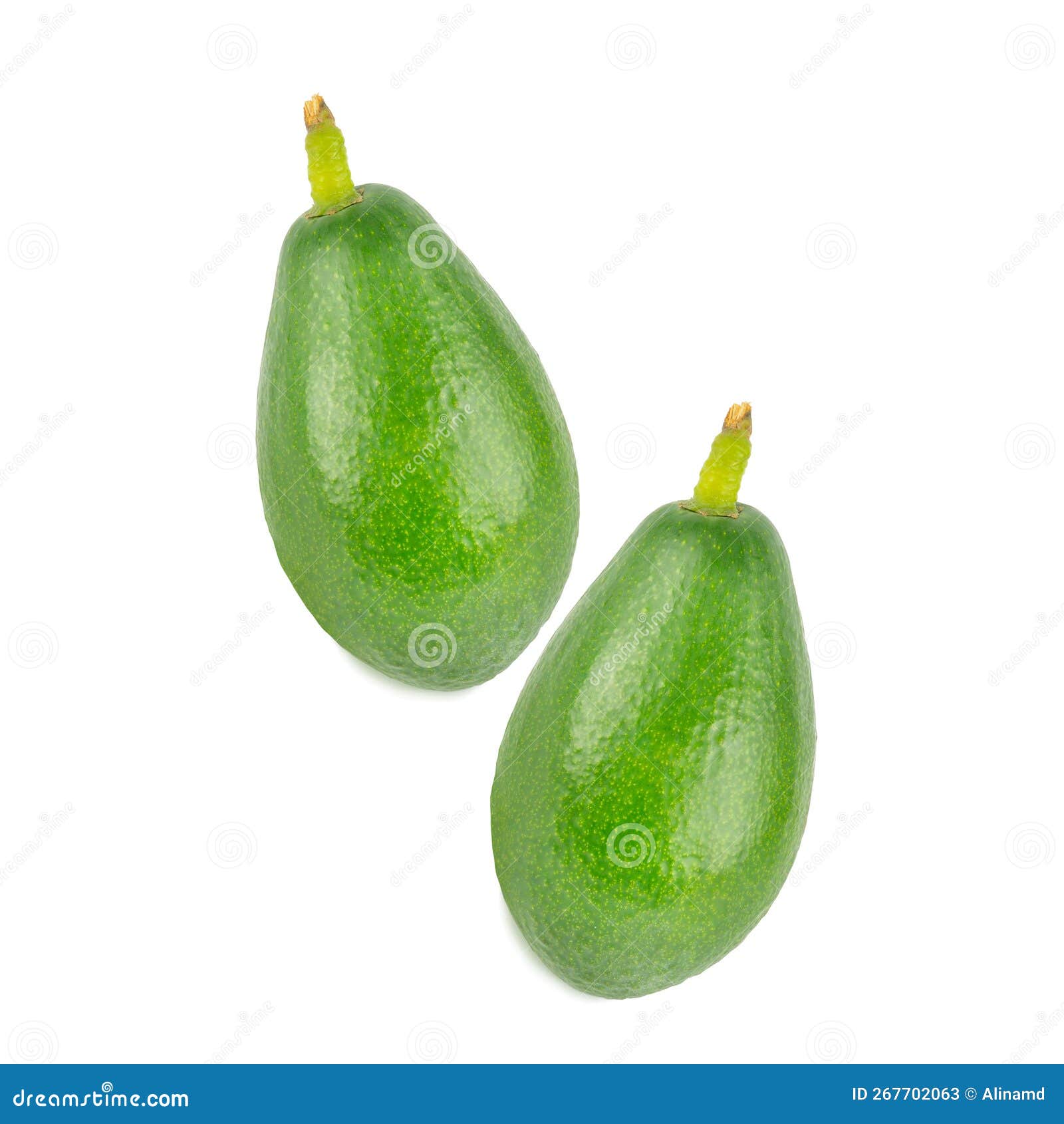 Avocado Isolated on White . Collage Stock Image - Image of freshness ...