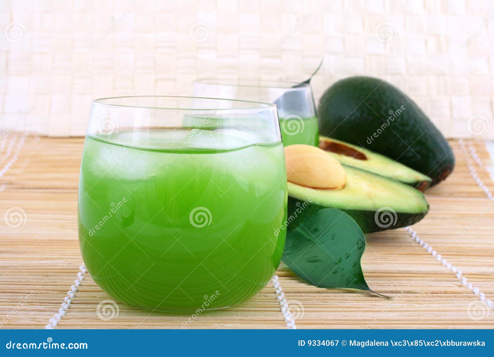Avocado juice stock image. Image of highball, natural - 9334067