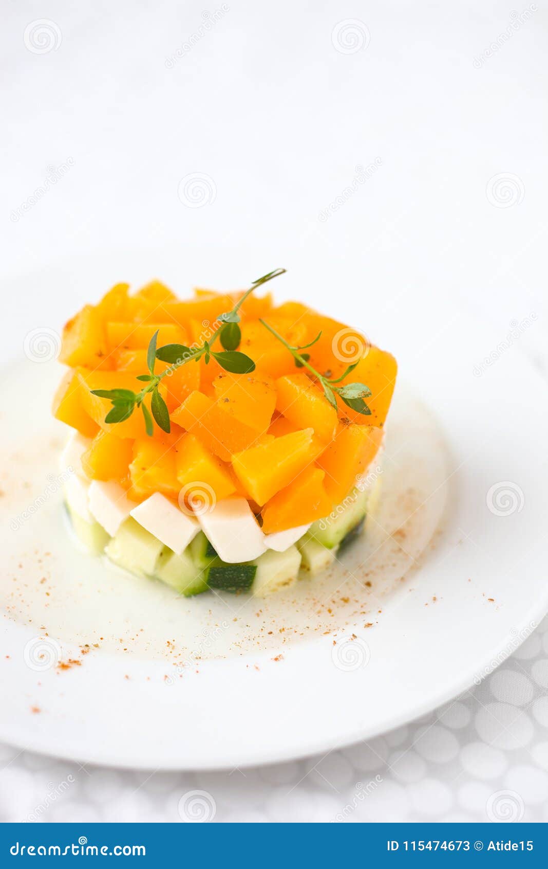 Avocado Mango Mozzarella Salad Stock Image Image Of Meal Avocado