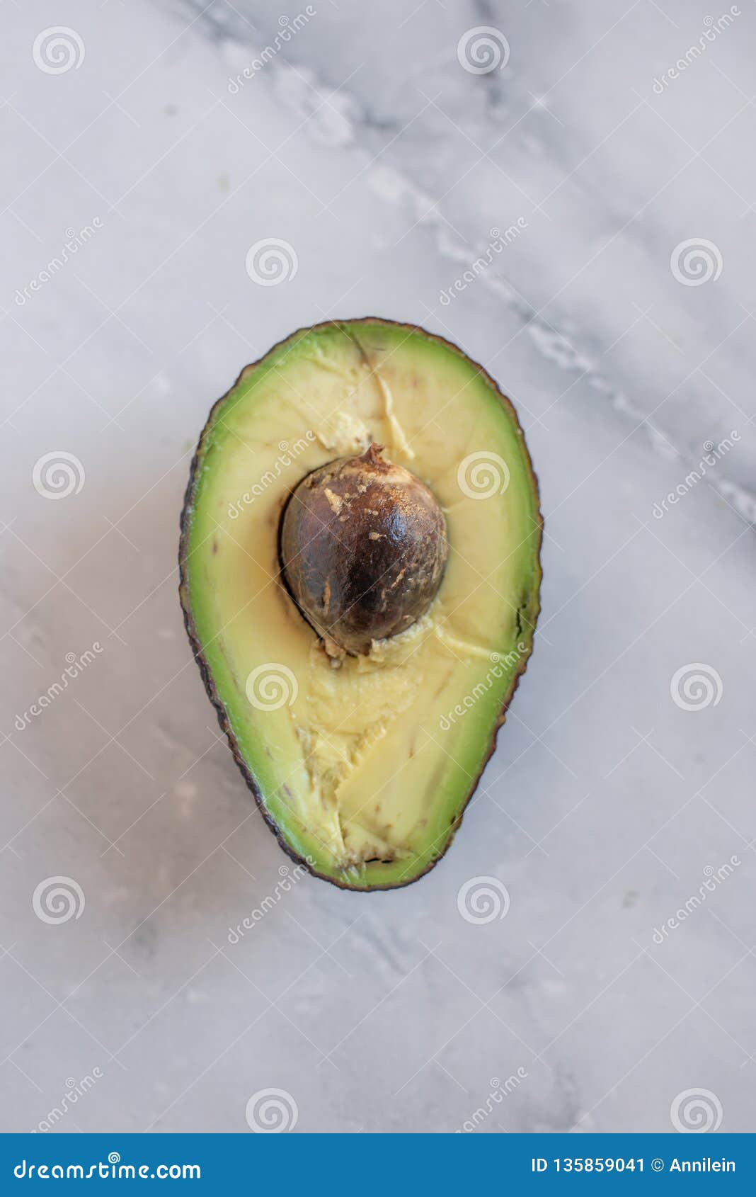 Avocado and Avocado Pieces on a Table Stock Image - Image of ingredient ...