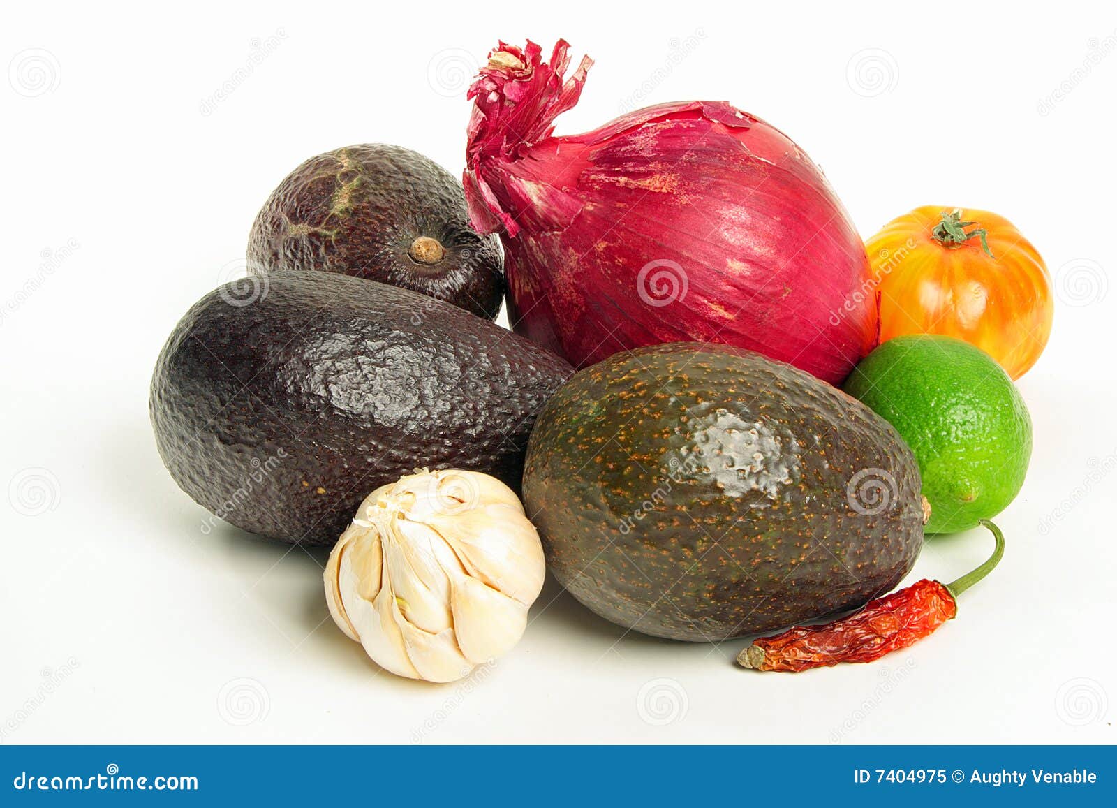 Avocado, Red Onion & Lime Stock Image - Image of market, citrus: 7404975