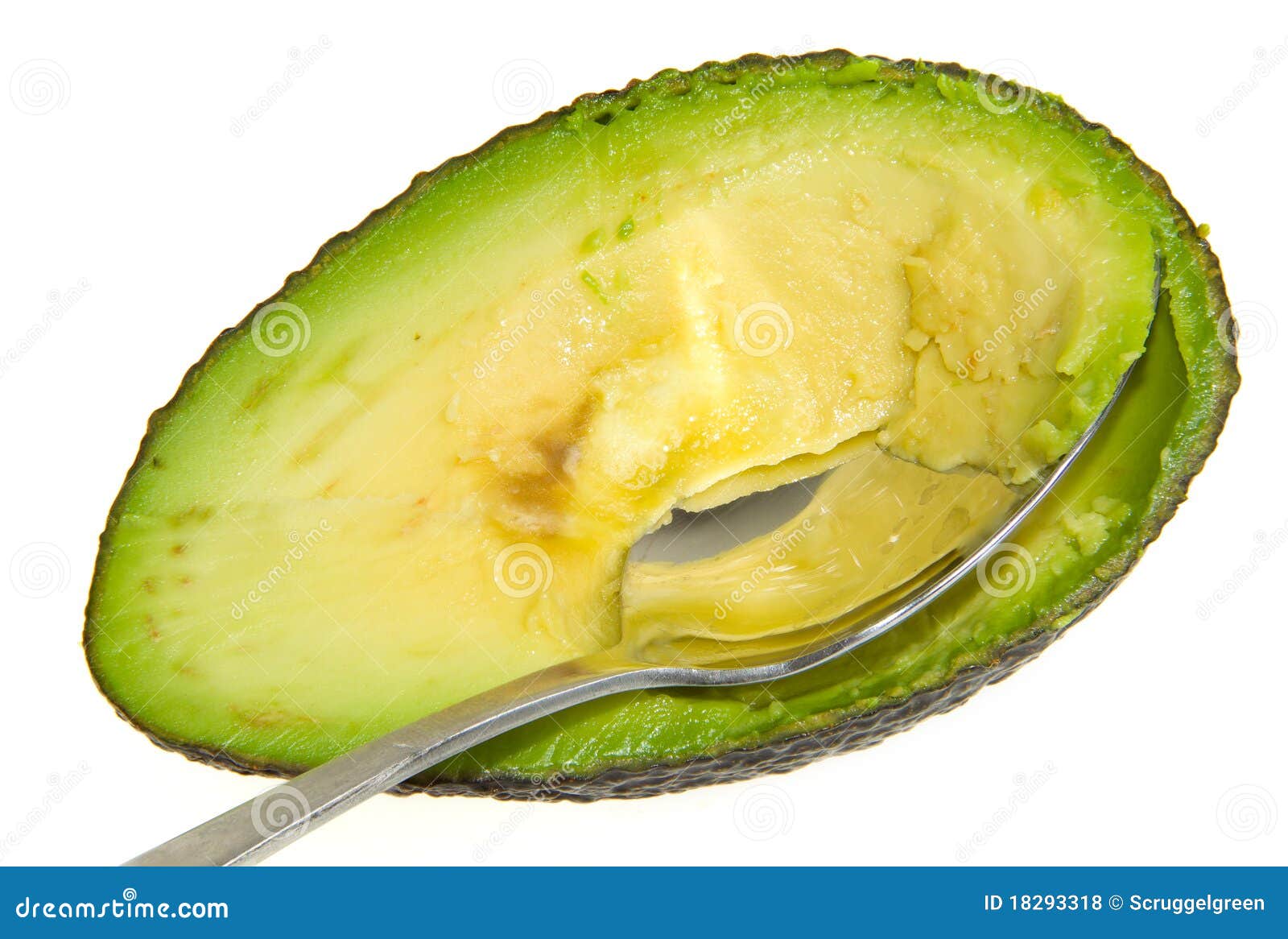 Avocado with a Spoon stock photo. Image of diet, cooking - 18293318