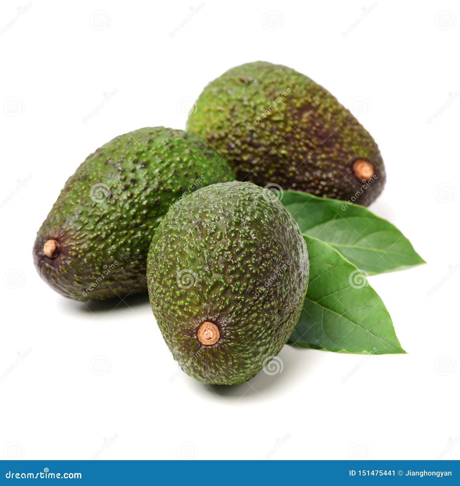 Avocado on White Background Stock Image - Image of food, ingredient ...