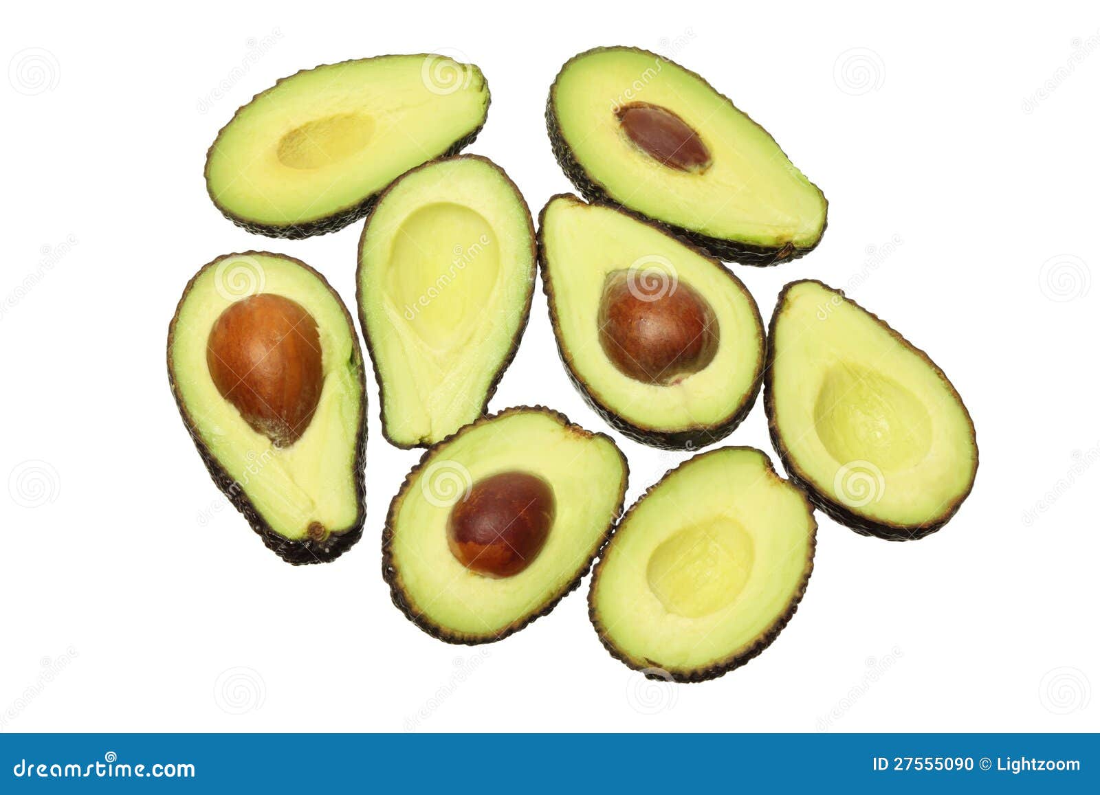 Avocados stock photo. Image of natural, slices, fibre - 27555090