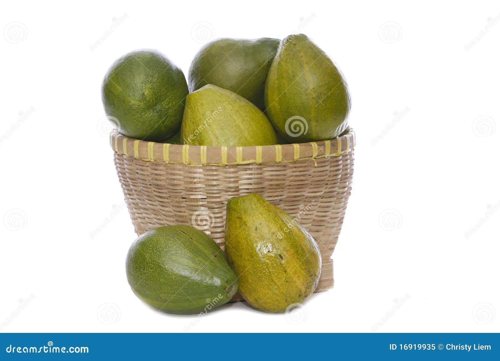 Avocados in and out basket stock image. Image of good - 16919935
