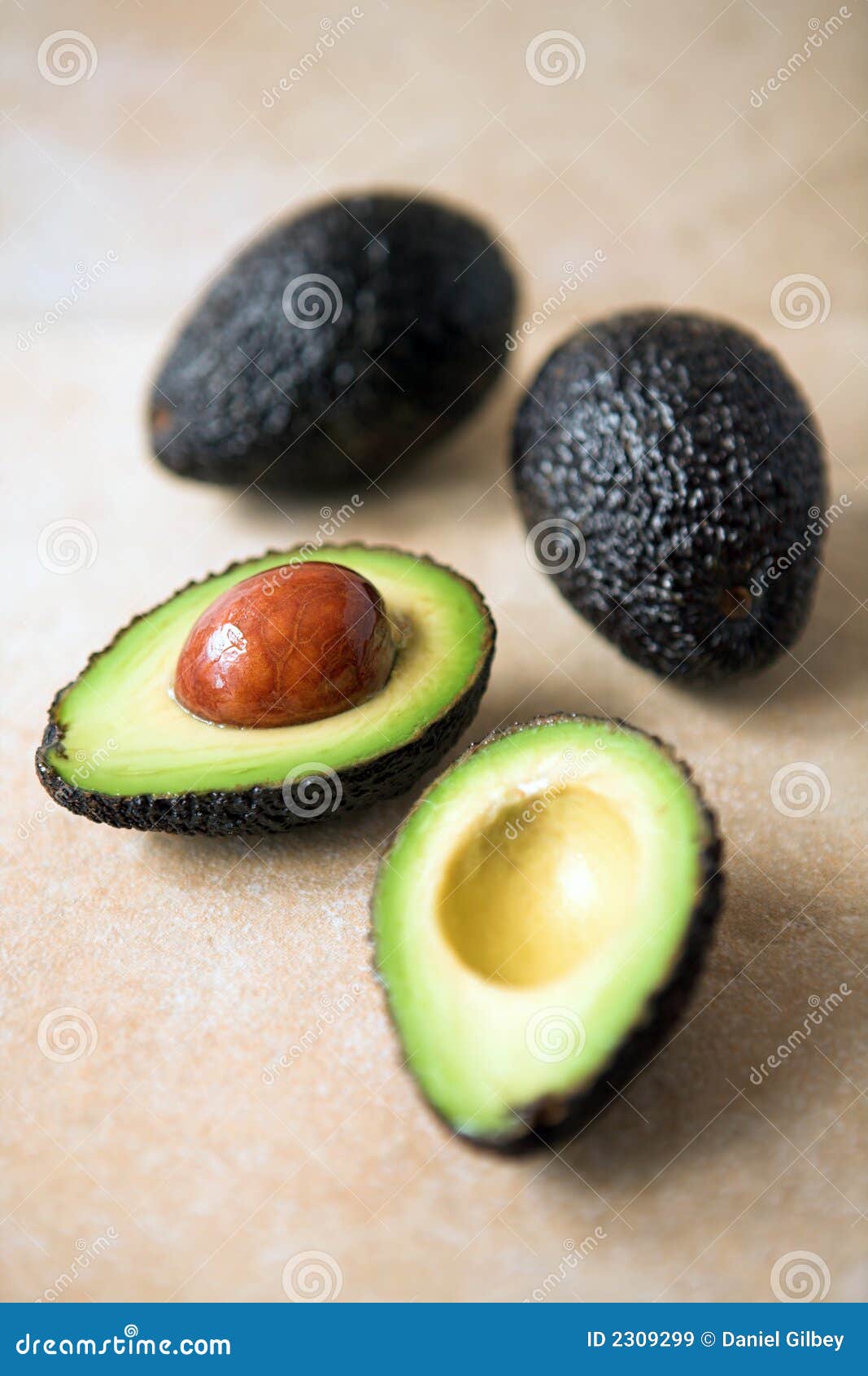 Avocados - Sliced & Whole Stock Image - Image of healthy, avocado: 2309299