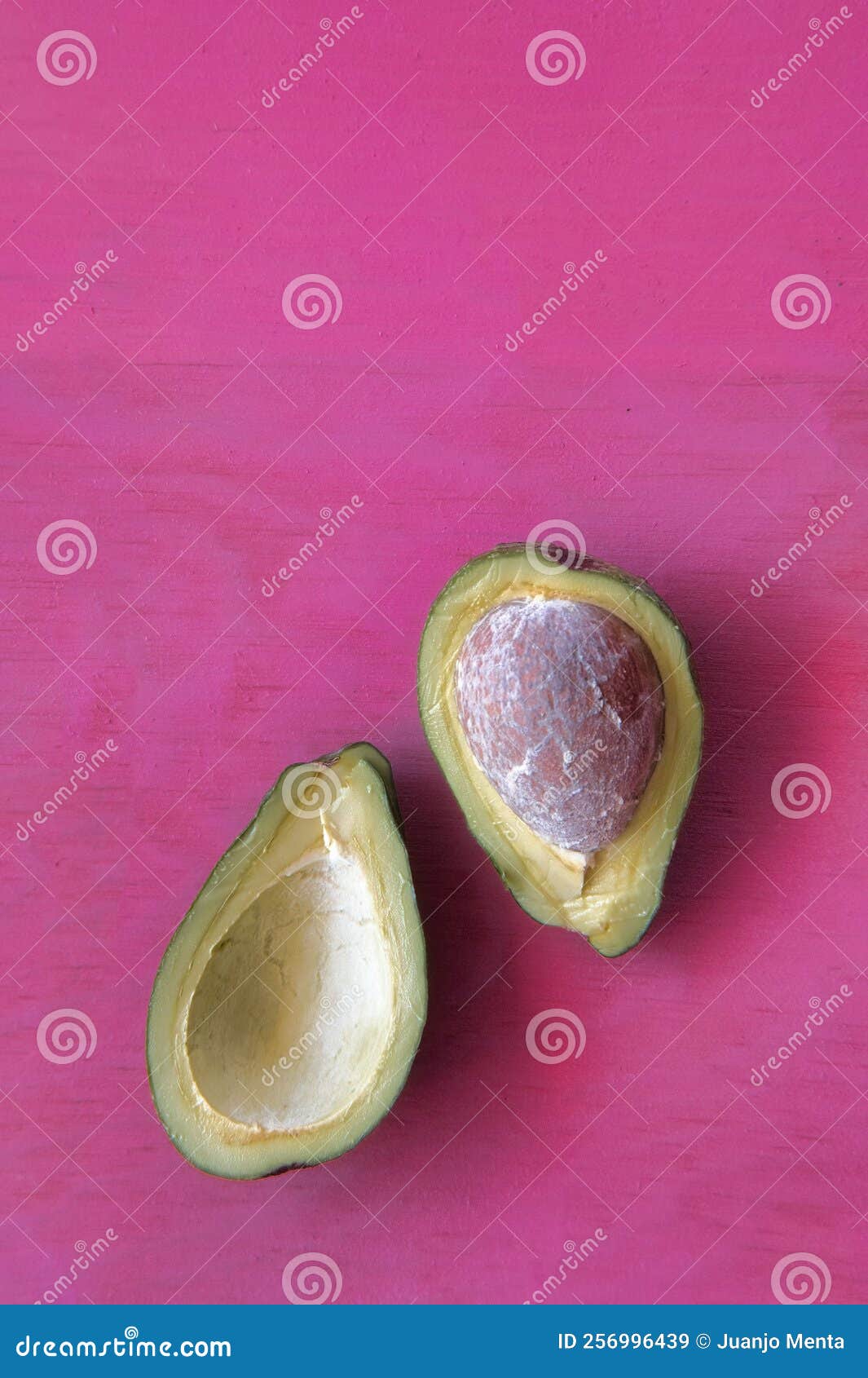 Avocados Texture with Pink Vintage Background Stock Image - Image of ...