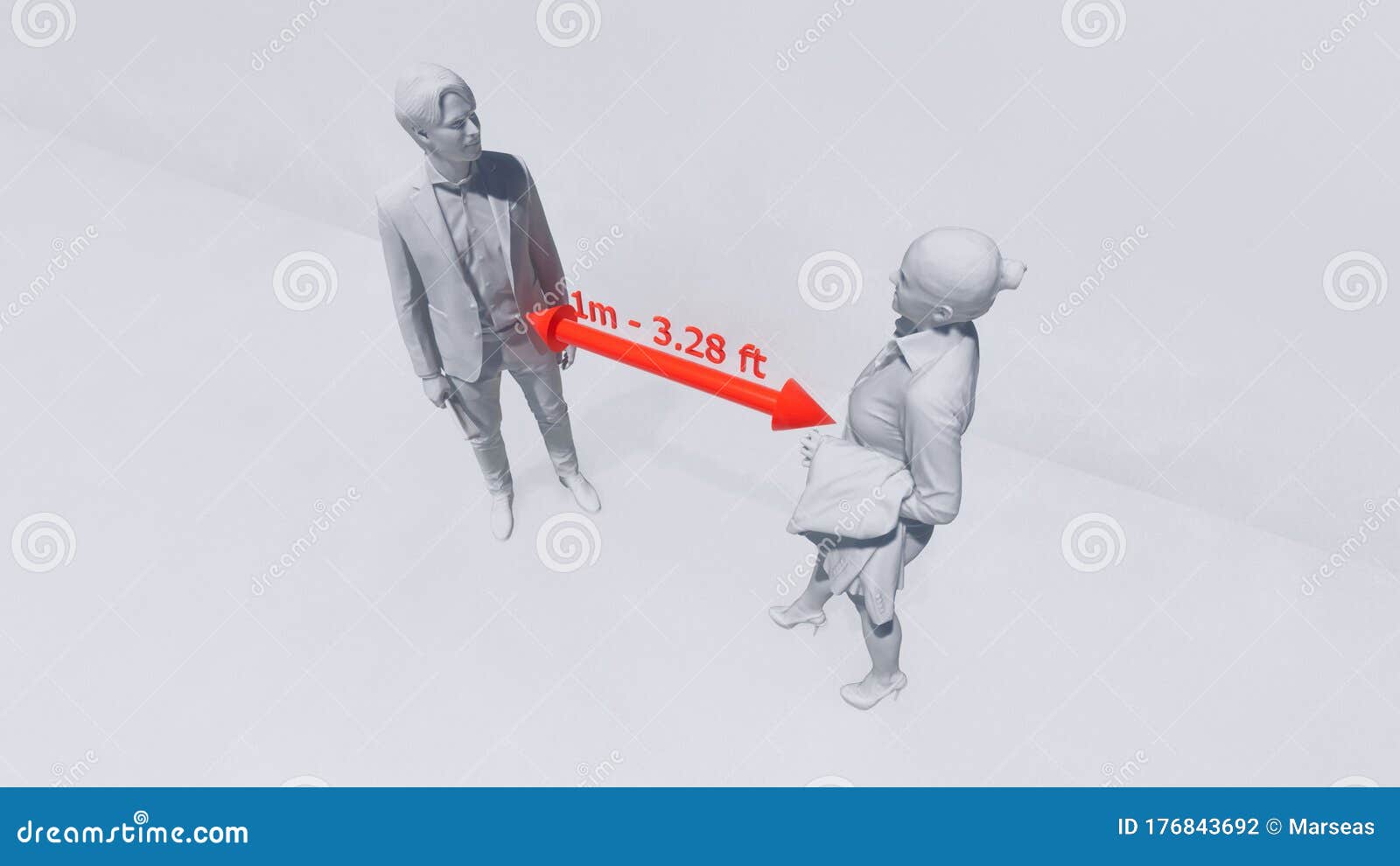 Avoid Close Contact Precautions in COVID-19 Virus Stock Illustration ...