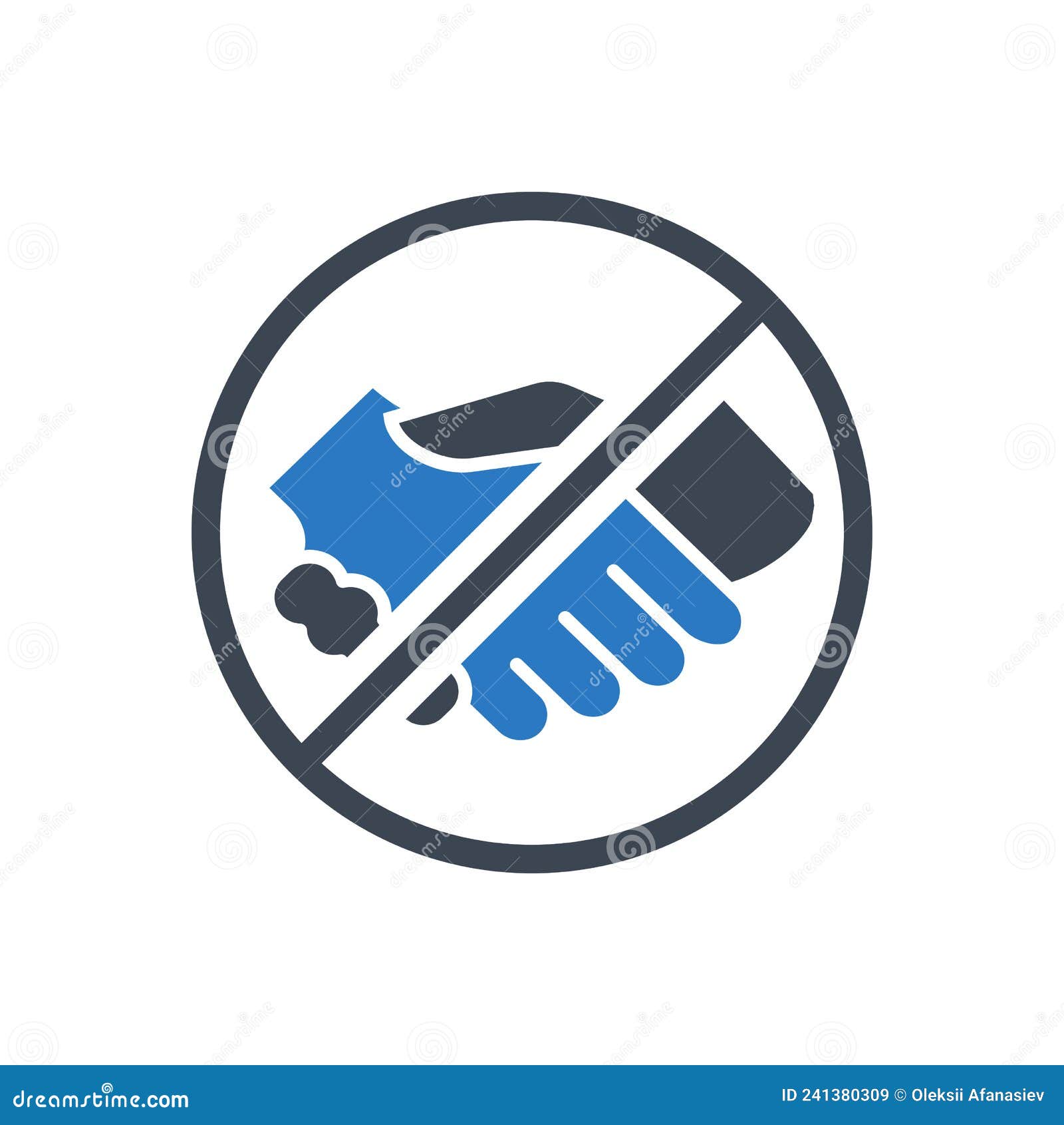 Avoid Contact Related Vector Glyph Icon Stock Vector - Illustration of ...