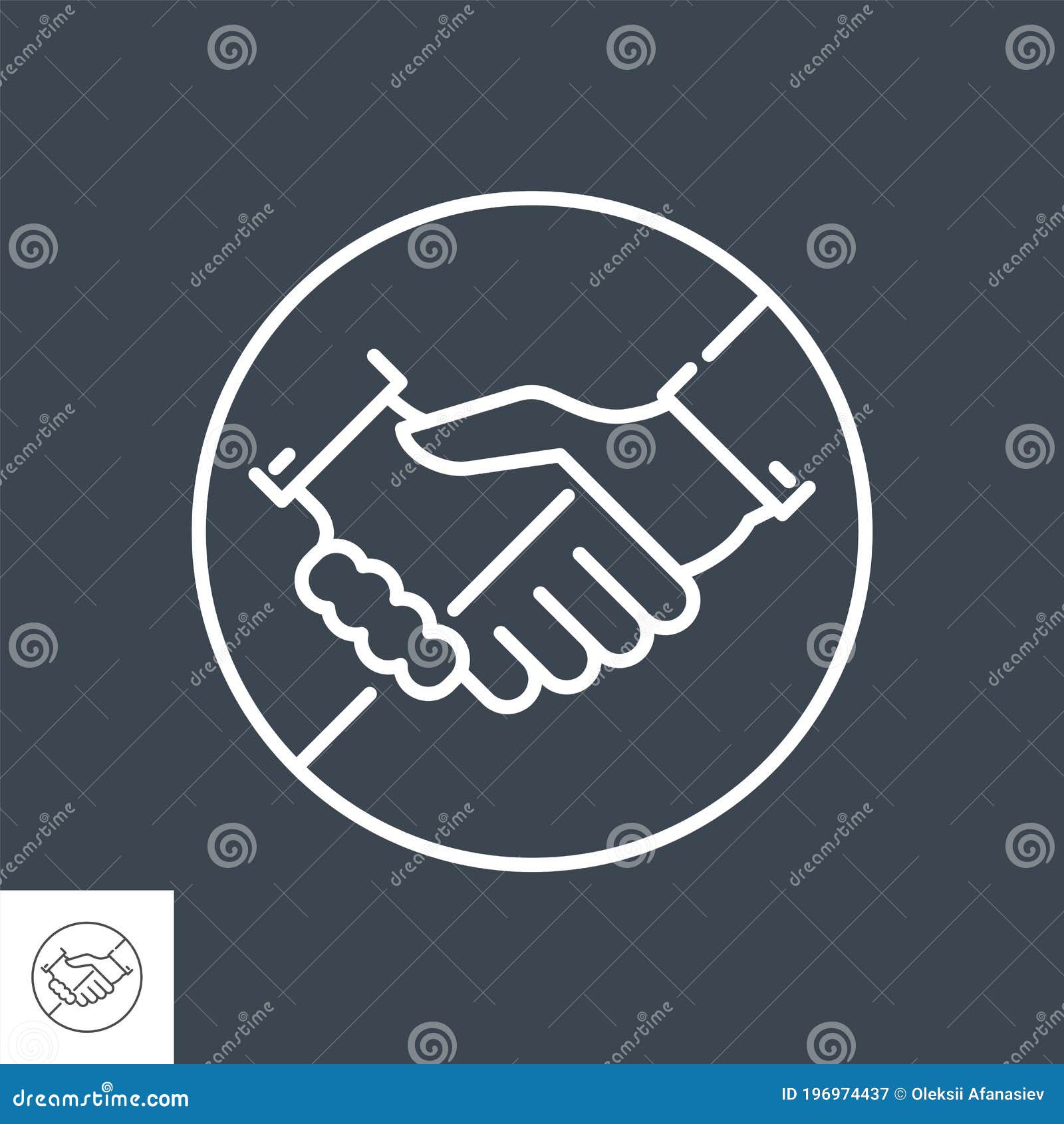 Avoid Contact Related Vector Thin Line Icon. Stock Vector ...