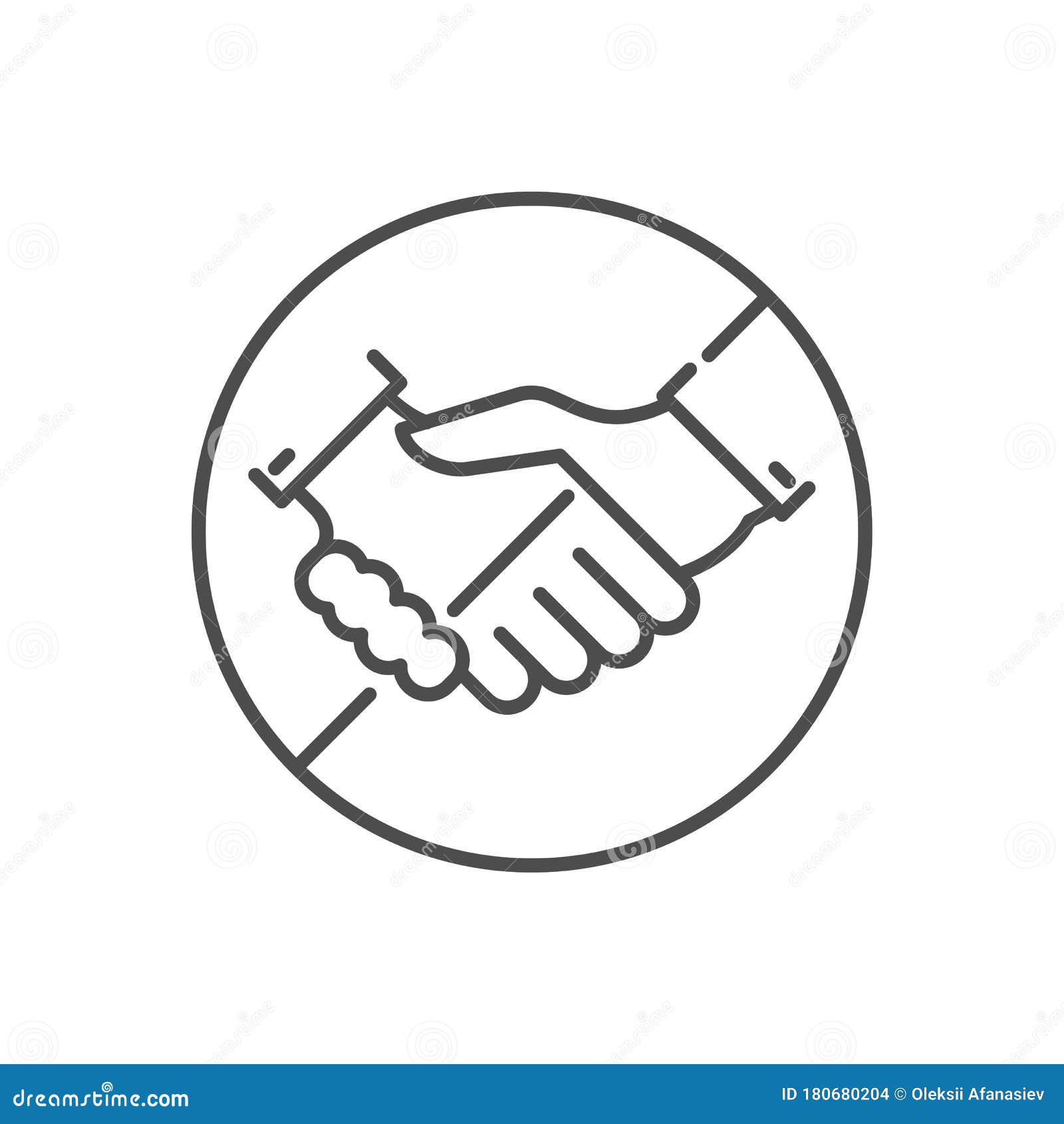 Avoid Contact Related Vector Thin Line Icon Stock Vector - Illustration ...