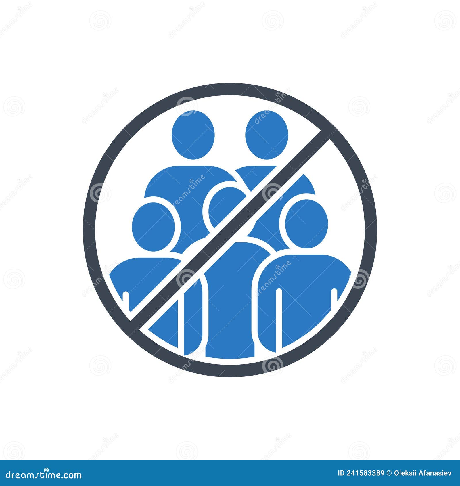 Avoid Crowded Places Related Vector Glyph Icon Stock Vector ...