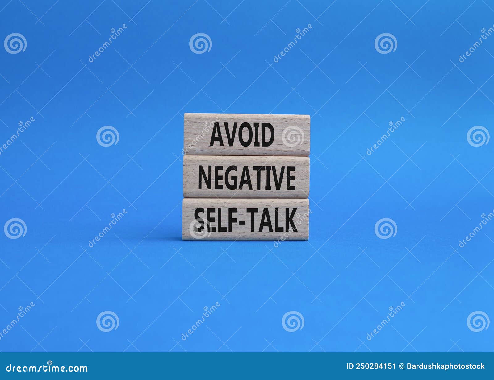 Avoid Negative Self-talk Symbol. Concept Words Avoid Negative Self-talk ...