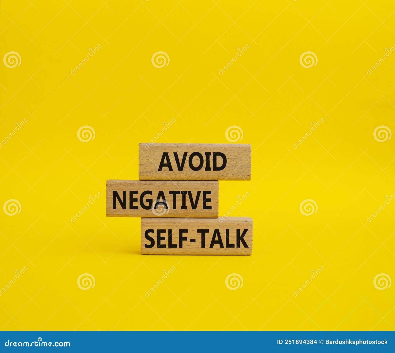 Avoid Negative Self-talk Symbol. Concept Words Avoid Negative Self-talk ...