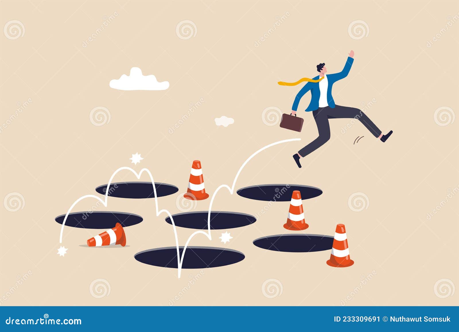 Avoid Pitfall, Adversity and Brave To Jump Pass Mistake or Business ... Avoid Pitfall, Adversity and Brave To Jump Pass Mistake or Business ...
