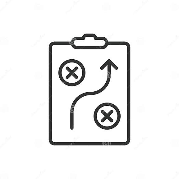 Avoid Traps Strategy, Icon in Line Design. Strategy, Traps, Avoid ...