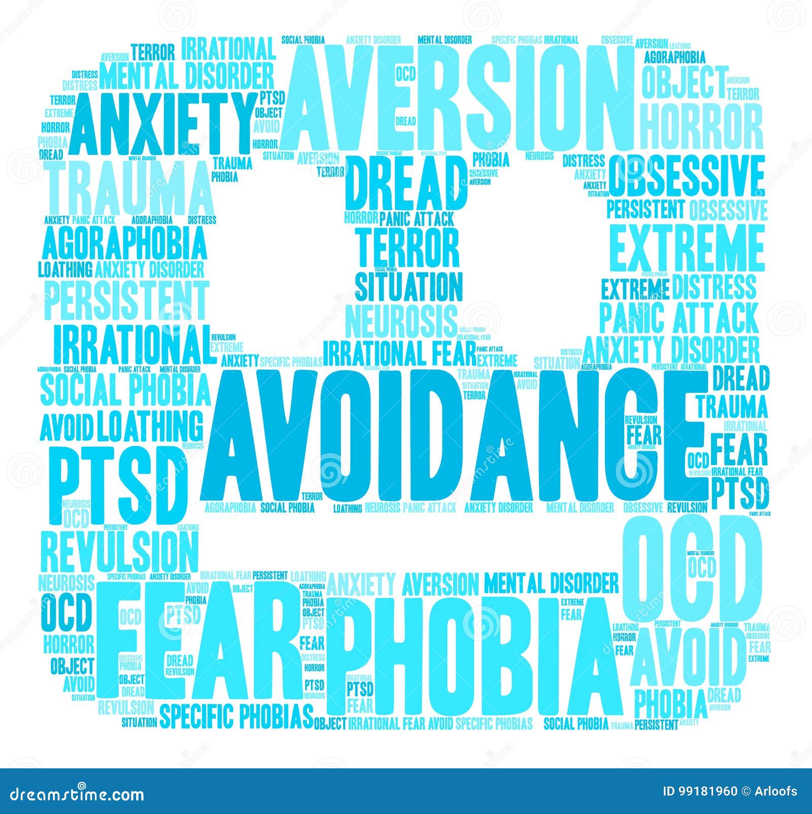 Avoidance Word Cloud Vector Illustration | CartoonDealer.com #99181960