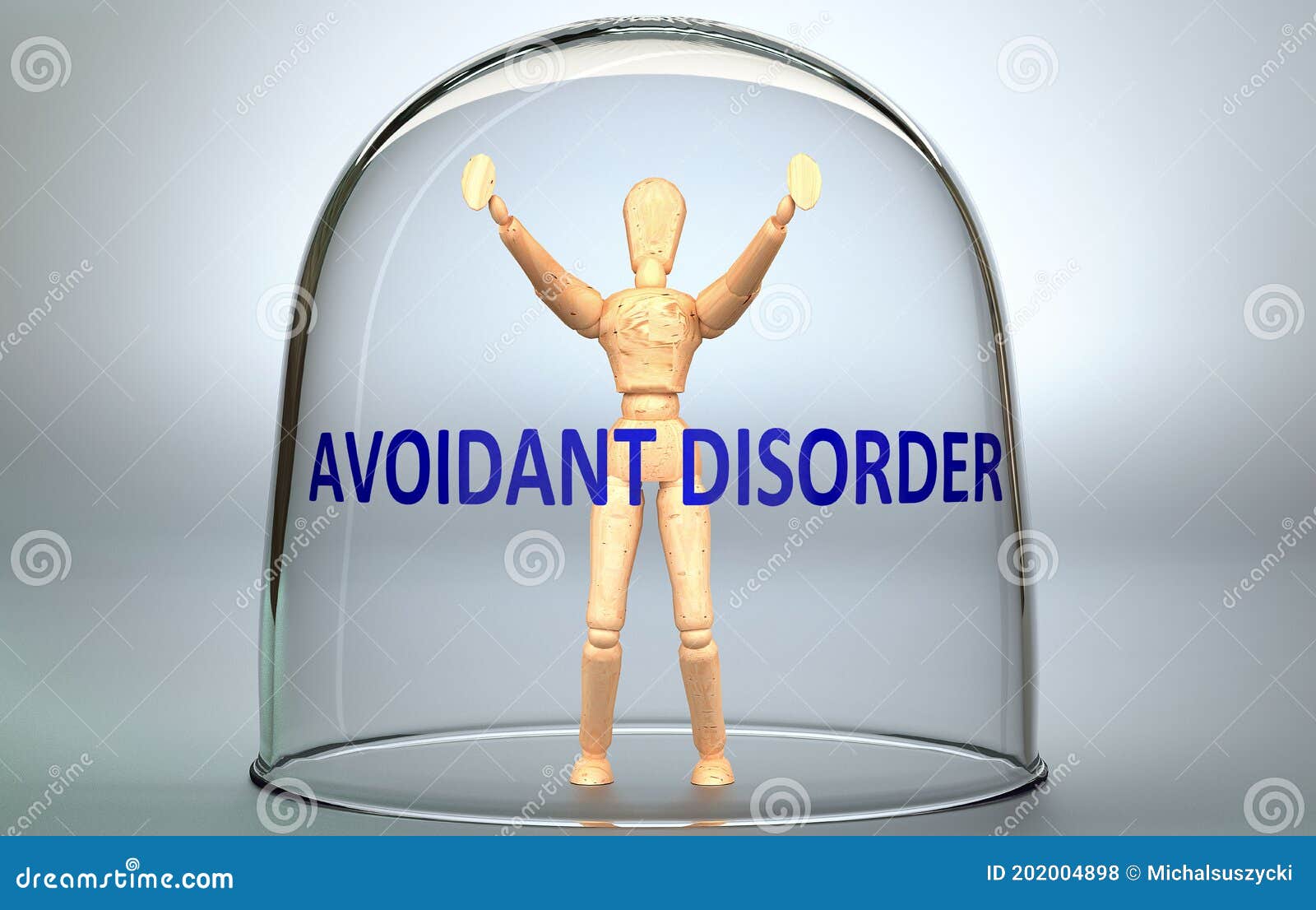 Avoidant Disorder Can Be Like A Deadly Poison - Pictured As Word ...