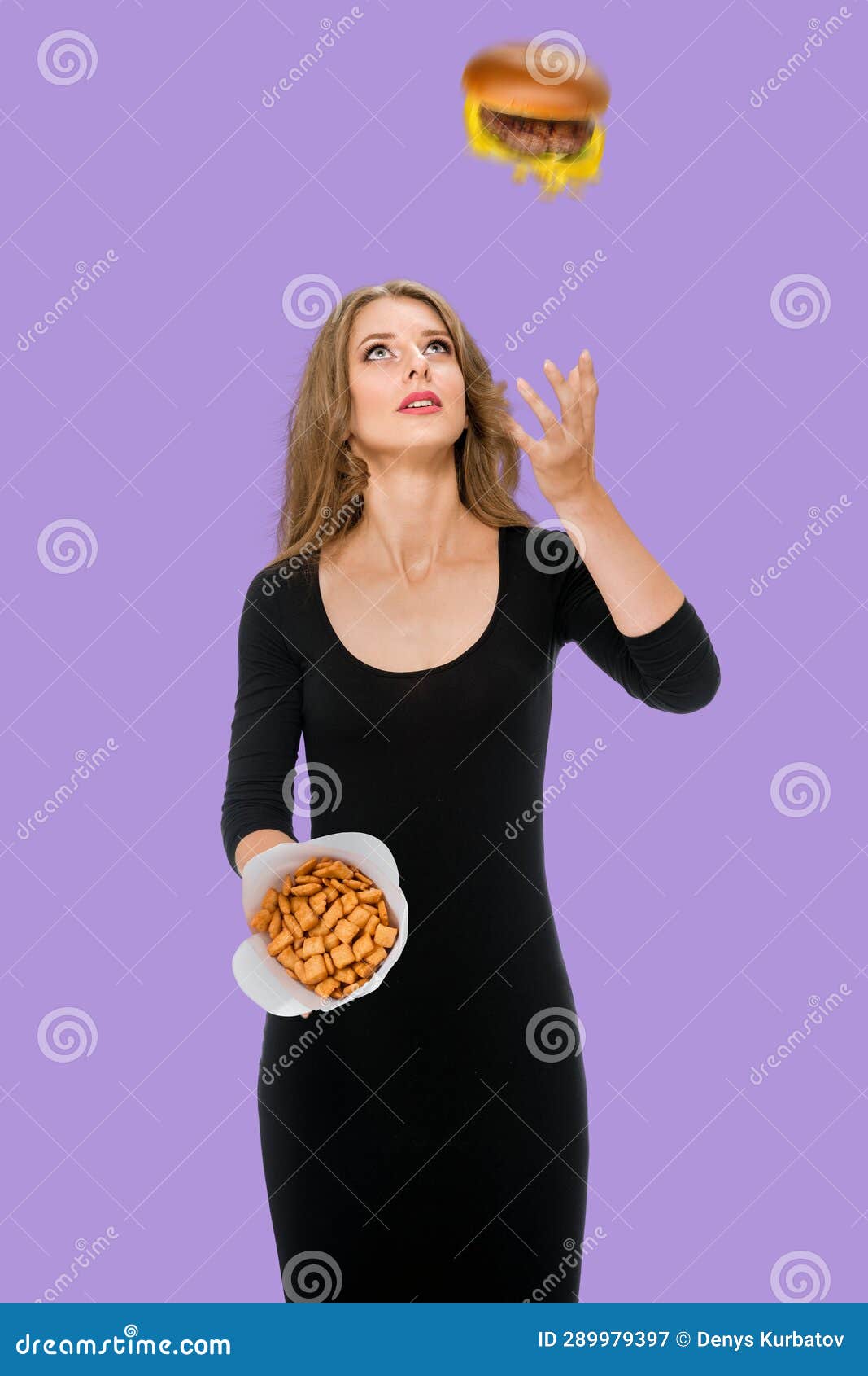Avoiding junk food stock image. Image of care, hair - 289979397